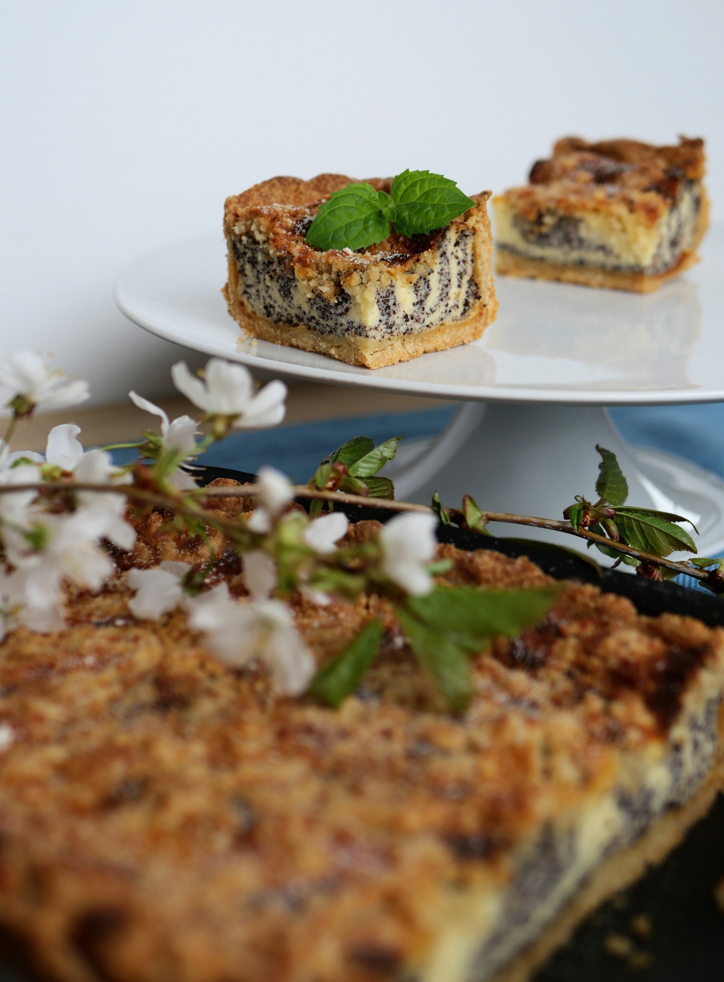 Marbled Poppy Seed Crumb Cake – Bara's Baking